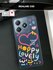 Чехол на Realme C63 / Реалми С63 с принтом "Happy lovely", прозрачный