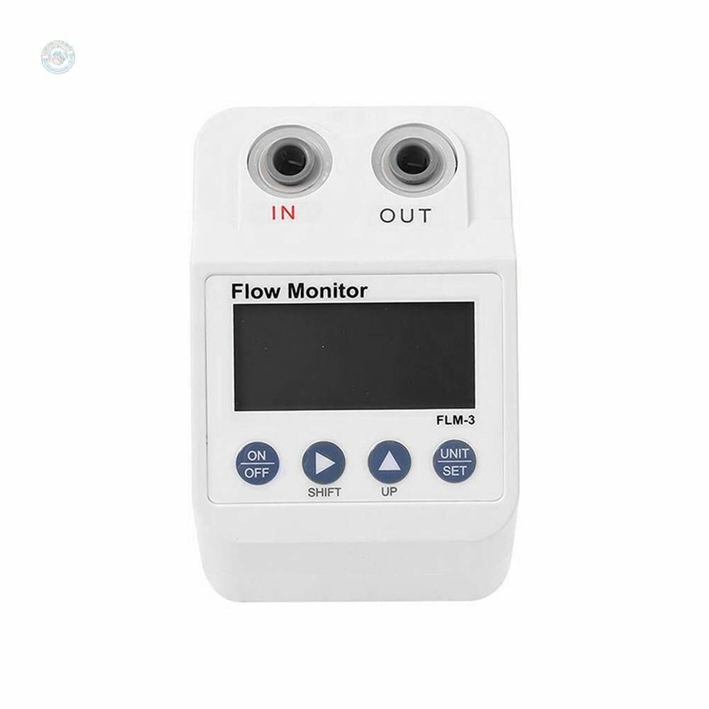 Цифровой расходомер воды для фильтра, компактный счетчик потребления с диапазоном 0-99999 л, звуковой напоминанием о замене картриджа и энергосбережением, простой монтаж на 1/4 дюйма