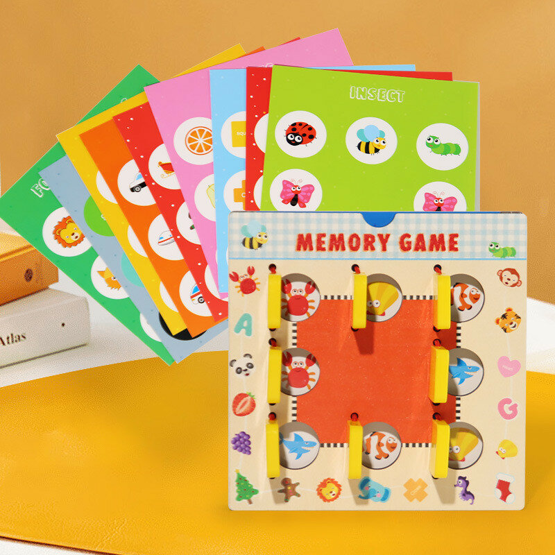 Деревянная головоломка для развития памяти детей обучение и развитие навыков