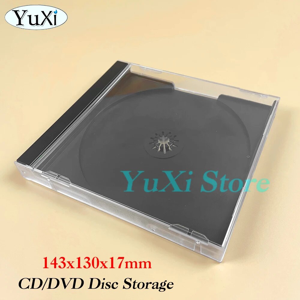 Прозрачный кронштейн для хранения дисков CD/DVD 143x130x17mm