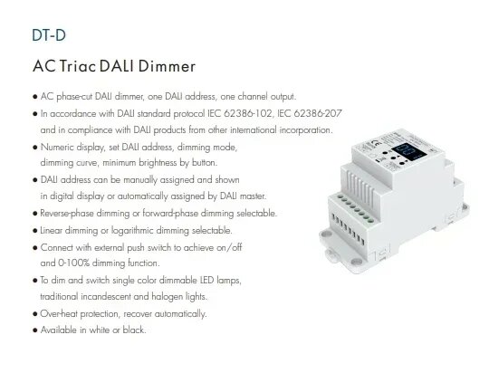 LS DT-D(DT4) Диммер 100-240 В