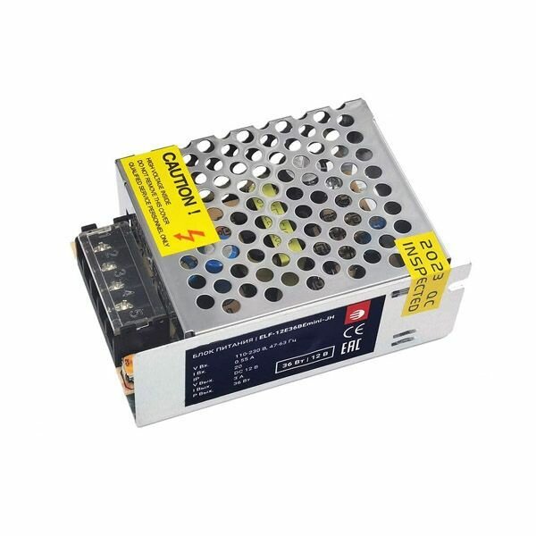 Блок питания (AC-DC) 12V 36W ELF-12E36BEmini-JH кожух