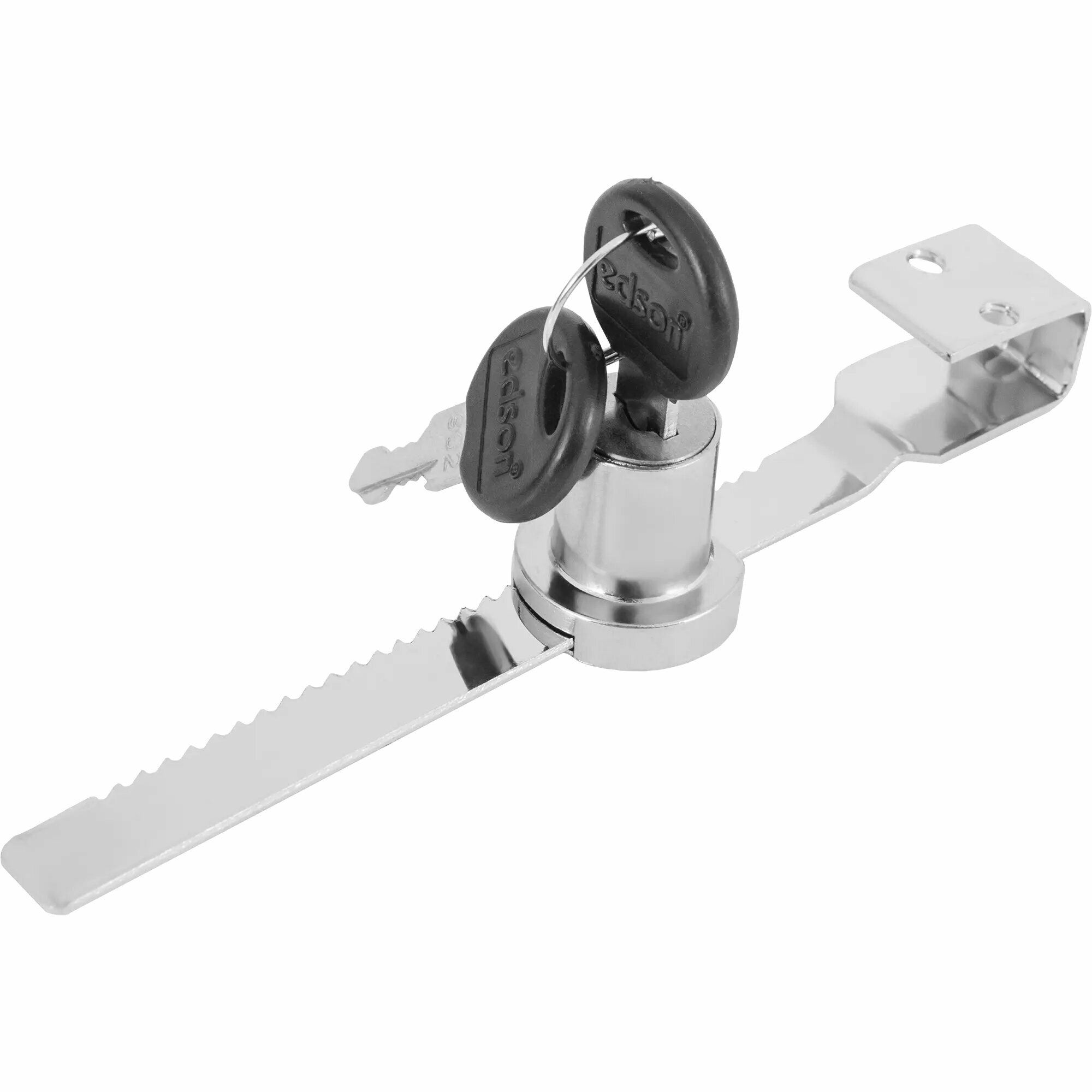 L040 19/20 Замок для стеклянной двери, 12 мм, металл, цвет хром, повышенная прочность