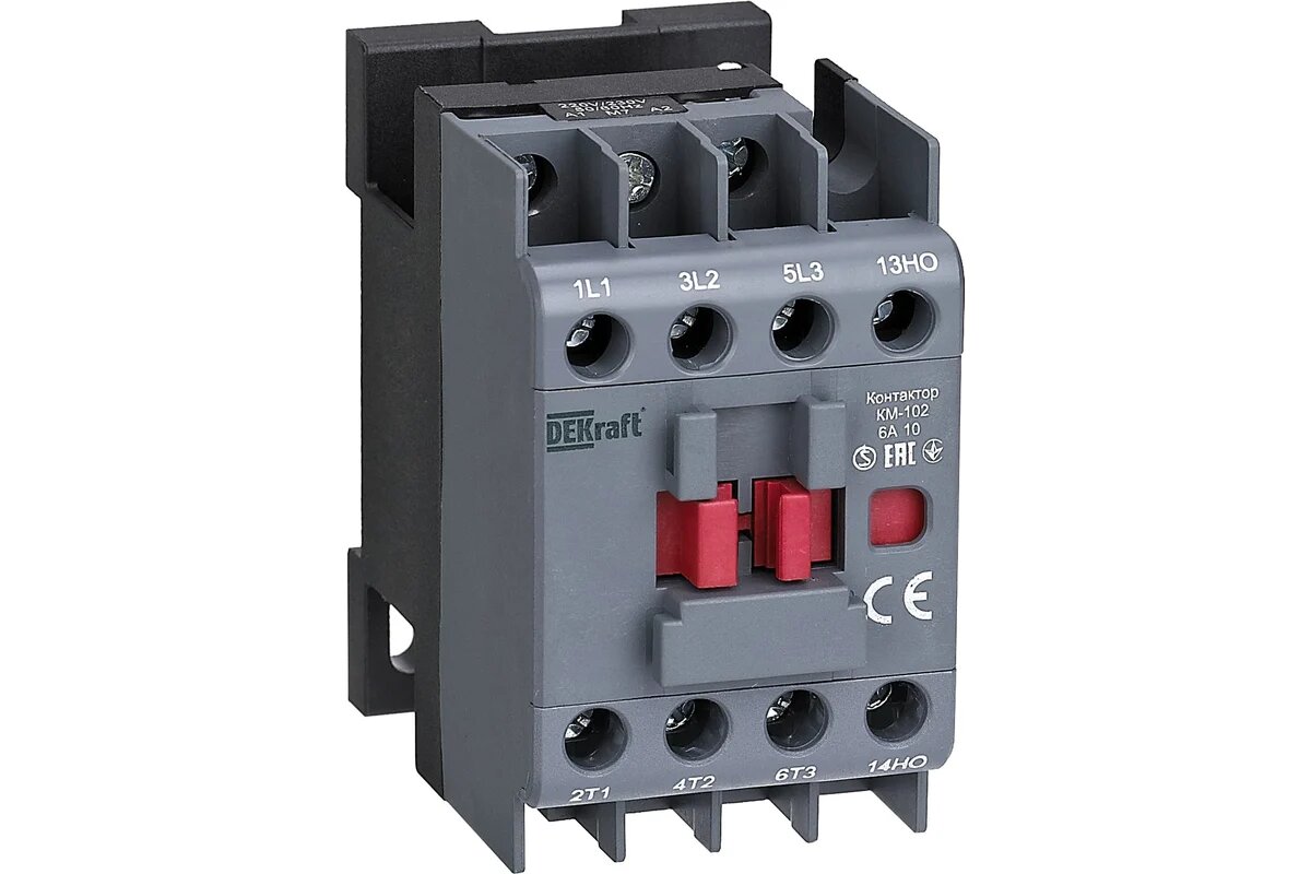 Dekraft Контактор KM102-006A-400-10 AC-3 AC-4, код 22063DEK, надежная установка