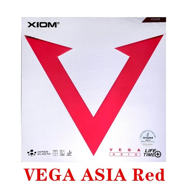 XIOM VEGA ASIA ракетка для настольного тенниса Красный, 1pcs Red
