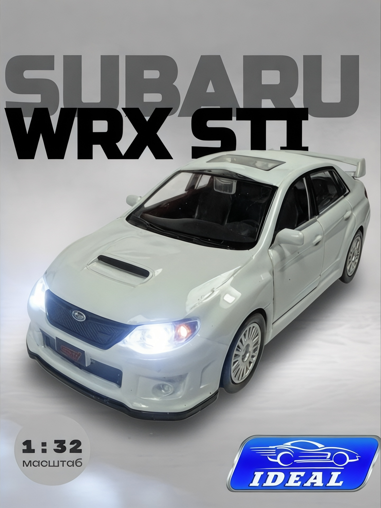 Машинка IDEAL игрушка детская Subaru WRX STI