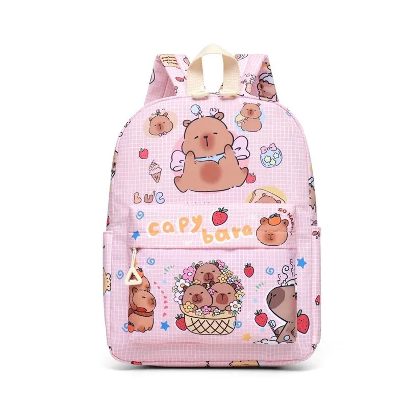 Рюкзак детский дошкольный Капибара, в дорогу, в подарок девочке