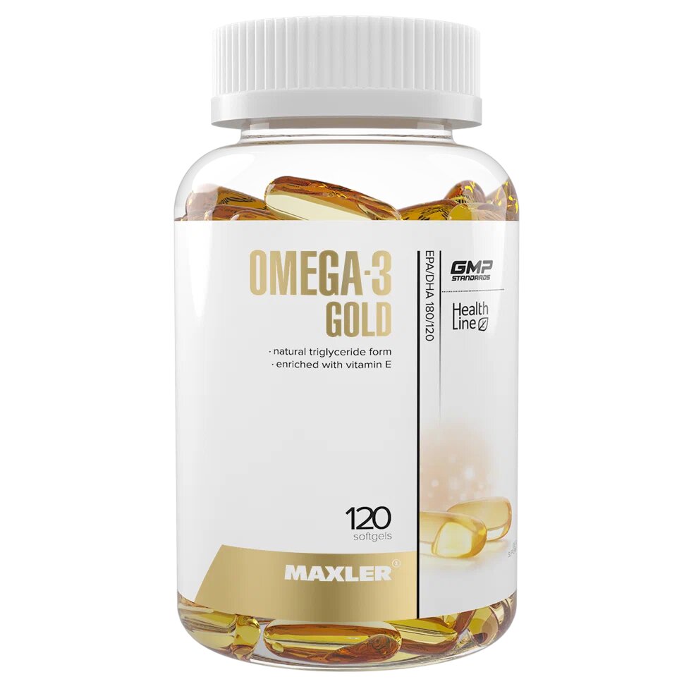 MAXLER Omega-3 Gold капс, 120 шт.