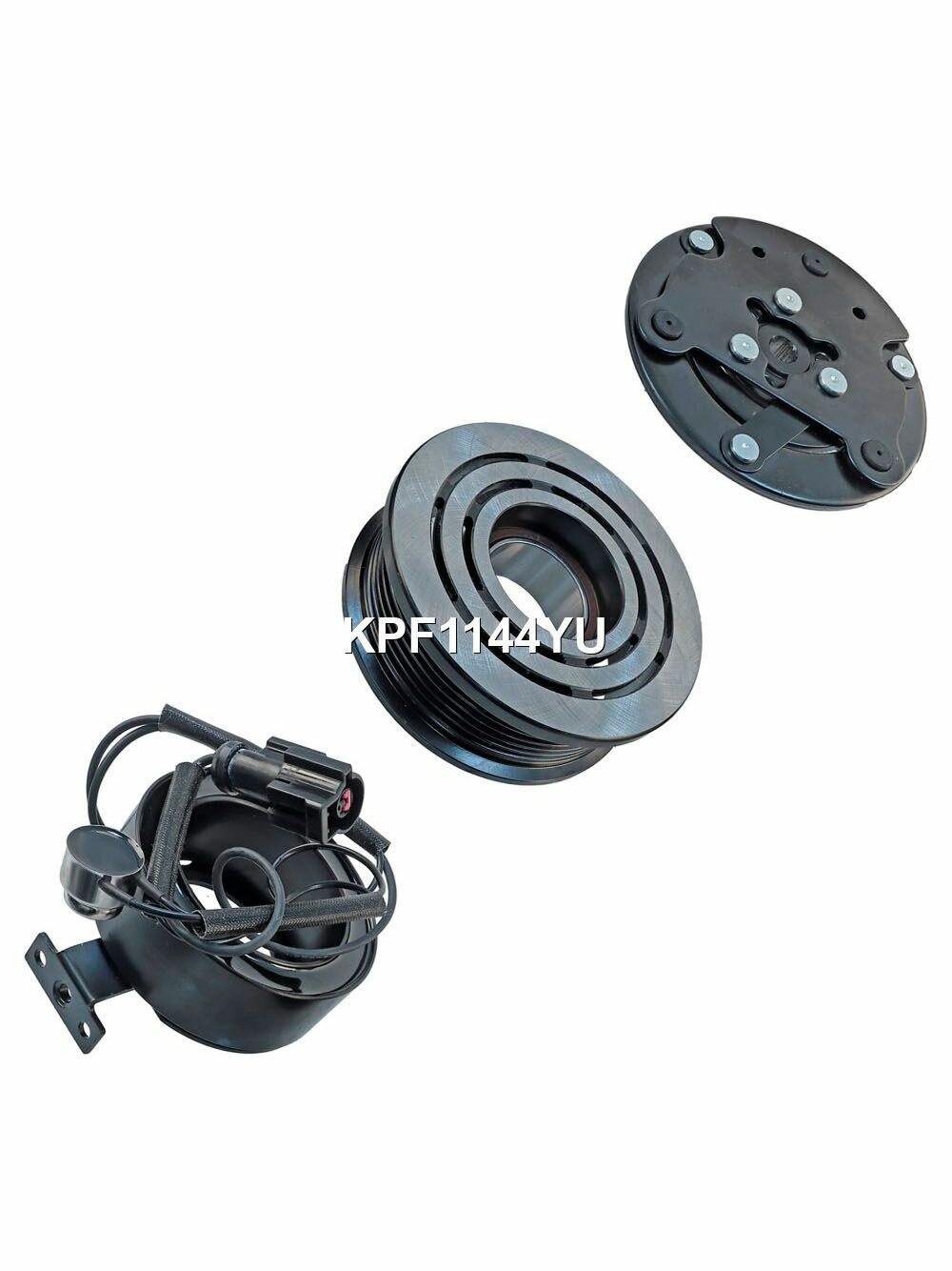 Шкив компрессора кондиционера в сборе Ford Cougar Mondeo Fiesta Focus Fusion Tourneo Connect Mazda 2 Lincoln Navigator