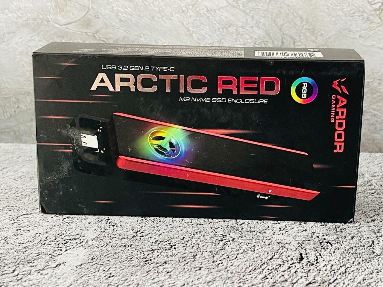 M.2 Внешний бокс ARDOR GAMING M2 Arctic Red