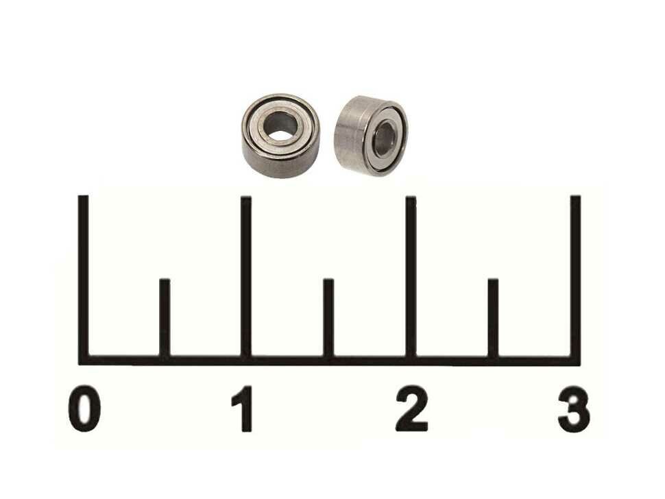 Подшипник 2*5*2.5 282ZZ (682) закрытый
