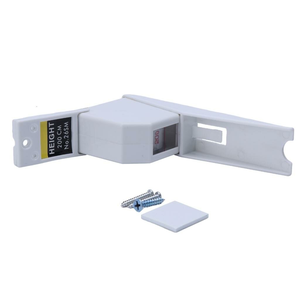Компактный настенный ростомер с пластиной 200 см для клиник и семей