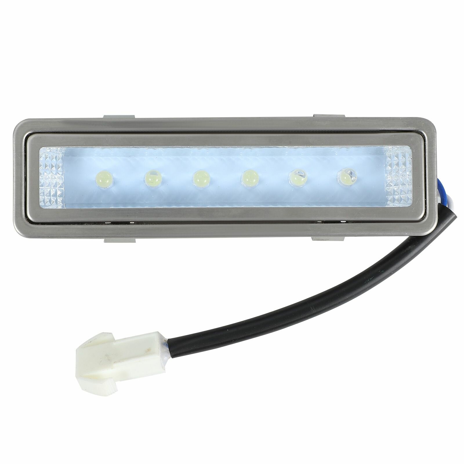 Прямоугольный светодиодный светильник для вытяжки, пластиковый, с холодным светом, для кухонной вытяжки