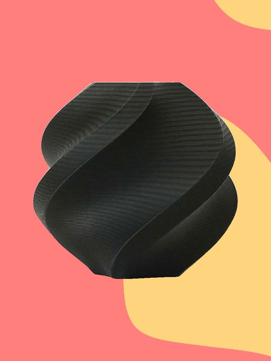 Bambu Lab PLA Lite Black Пластик филамент 3D принтера Цвет Черный 1 кг, без катушки, 16100