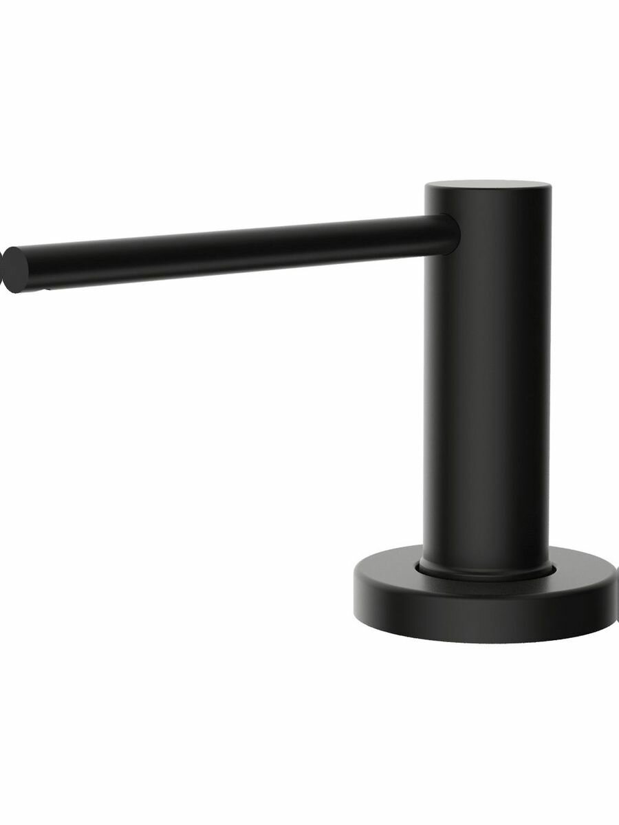 Дозатор для жидкого мыла/средства для мытья посуды/моющего средства с бутылкой OMOIKIRI OM-10-GB, графит (врезной)