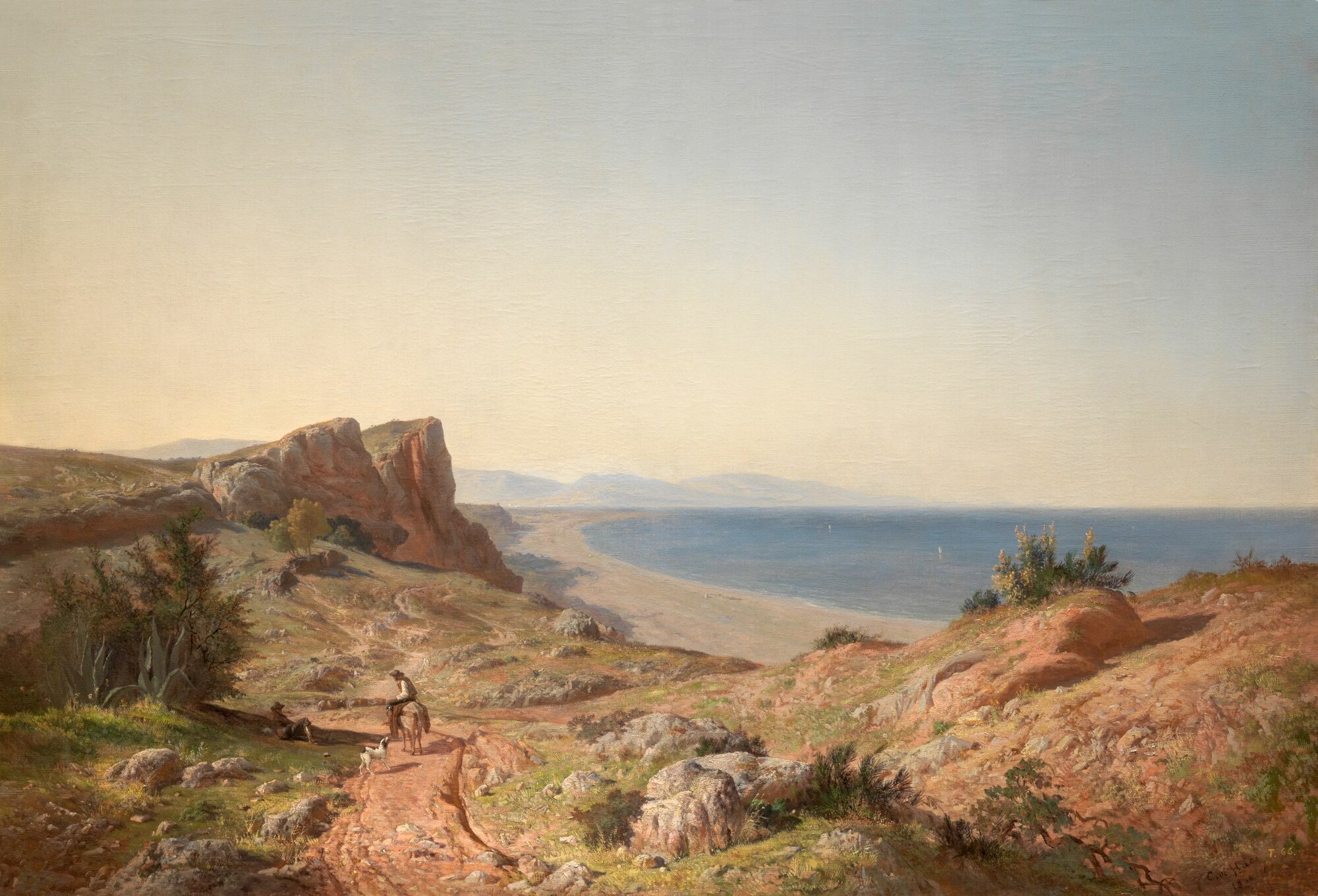 Картина Карлоса де Хаеса Пейзаж. Воспоминания об Андалусии 80х54 см