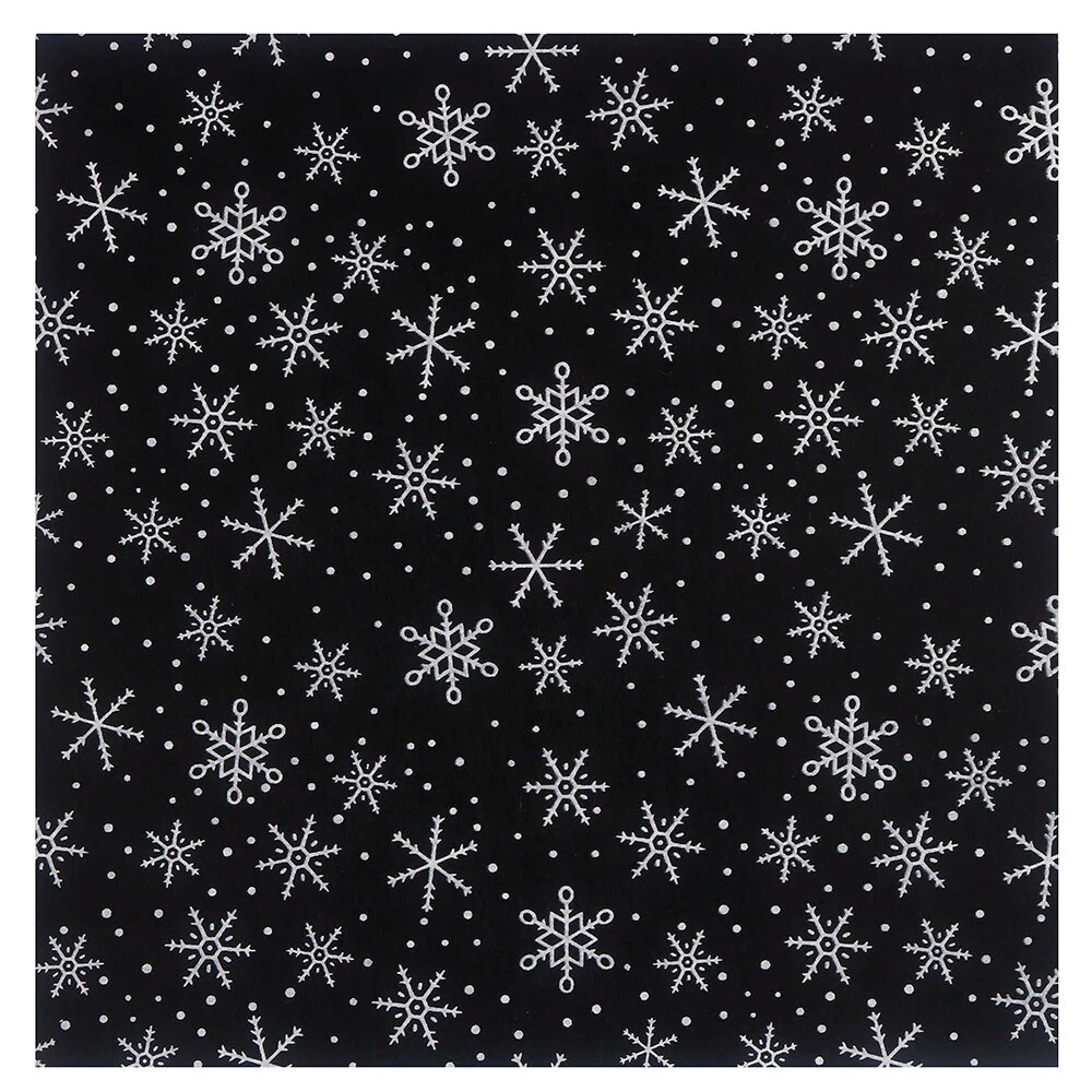 Полиэстеровый войлок 1 мм Черный, 1 piece2