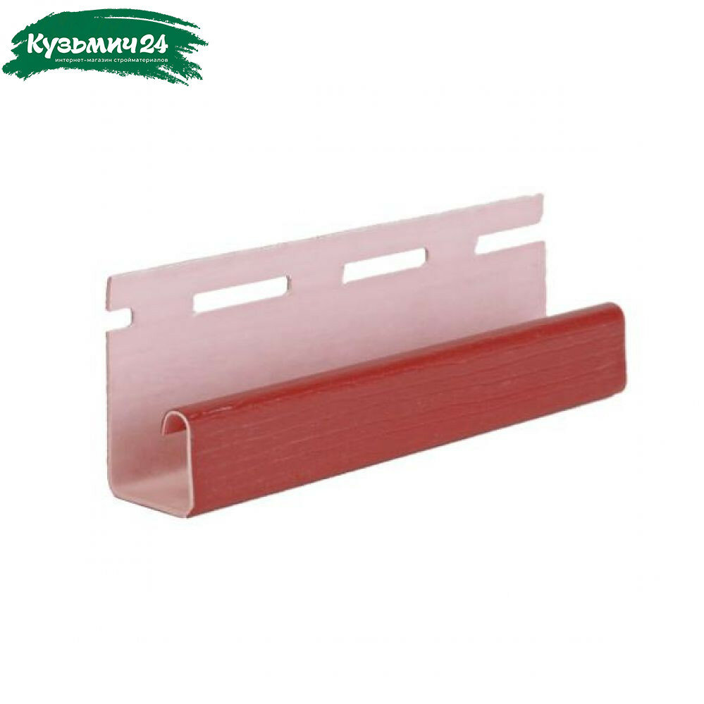Сайдинг планка Финишная Красная (акрил), 1 шт.