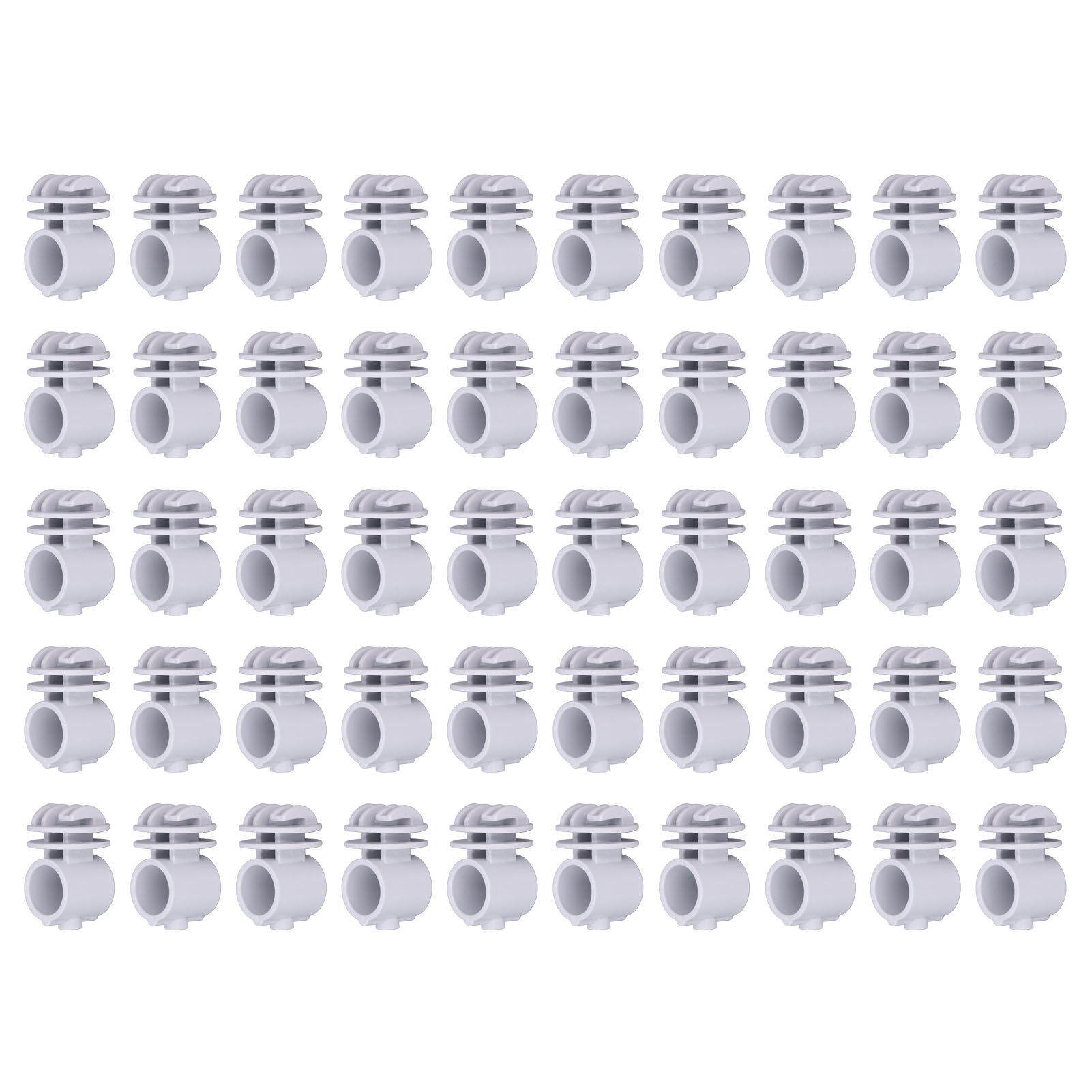 50 шт. 2.1CM изоляторные винты для системы импульсной сетки, серые, аксессуары для несущей стойки эл