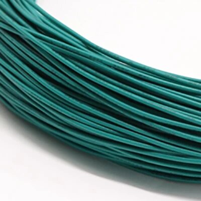 Медный электрический провод FF46-1 0.35mm2, зеленый, 5 meters