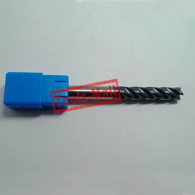 8 мм D8*40*D8*100 4 флейты HRC45 плоские квадратные концевые фрезы фрезы спиральные фрезы с ЧПУ твердосплавные фрезы инструменты с ЧПУ