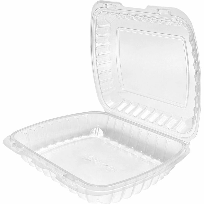 Ланч-бокс ПП РК-241, 209х238х62мм, прозрачный, 100 шт/уп, (2272185)