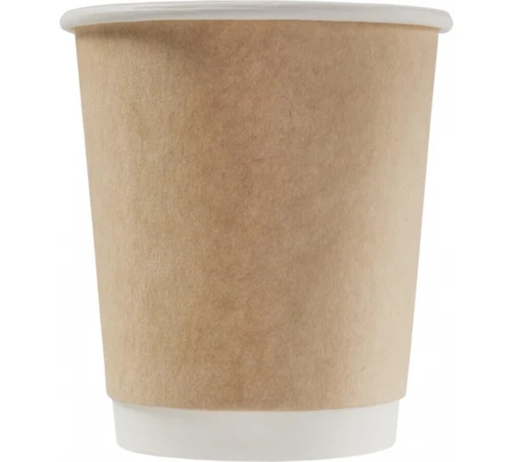 Бумажный стакан для кофе 250 мл Craft двухслойный 25 шт
