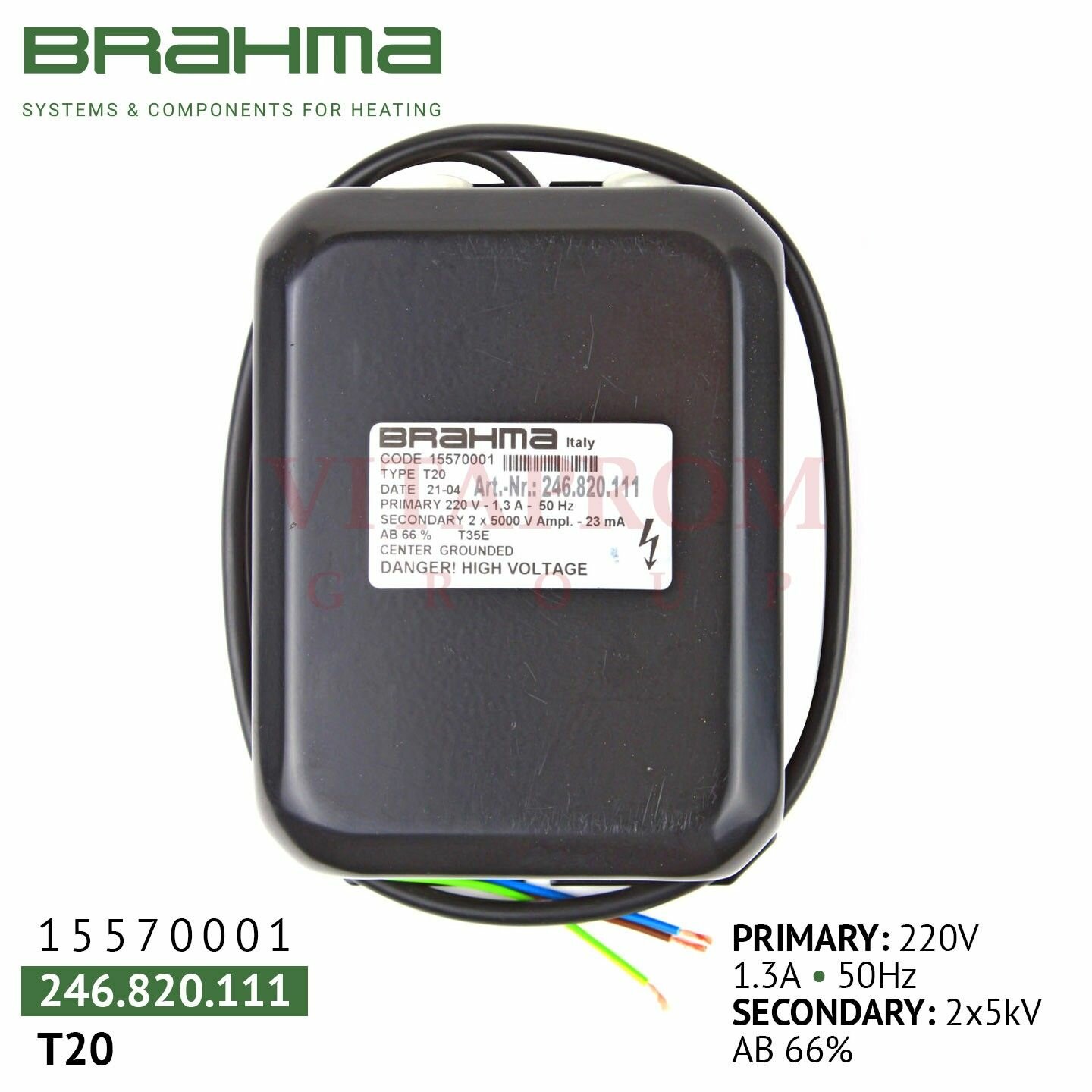 Трансформатор Brahma T20, 15570001