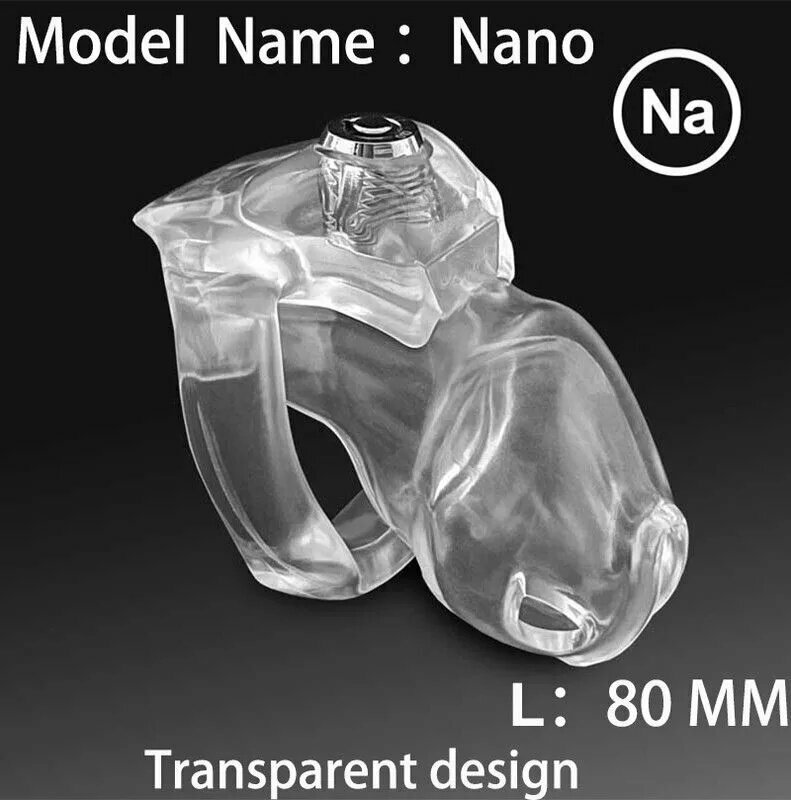 Мужской пояс верности Cobra HTV5 nano черный 18+ Устройство целомудрия из смолы 2024 новый HTV5 Длина 80 мм Размер стопорного кольца 40 мм
