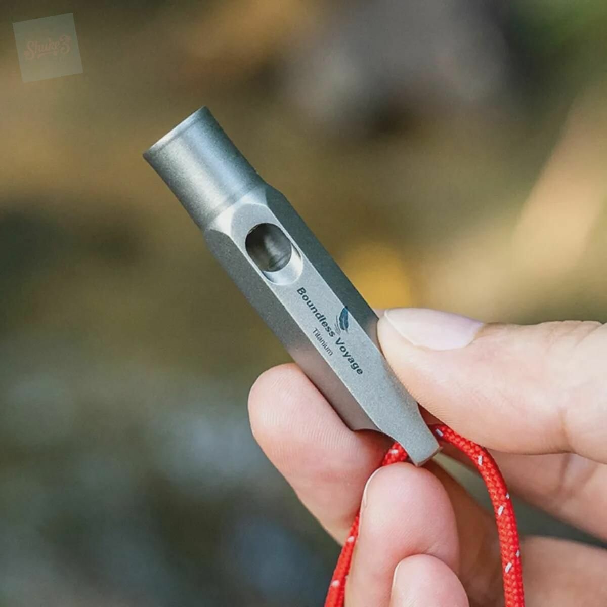 Свисток титановый Boundless Voyage, тактический спасательный свисток для тренировок Новая модель 2025