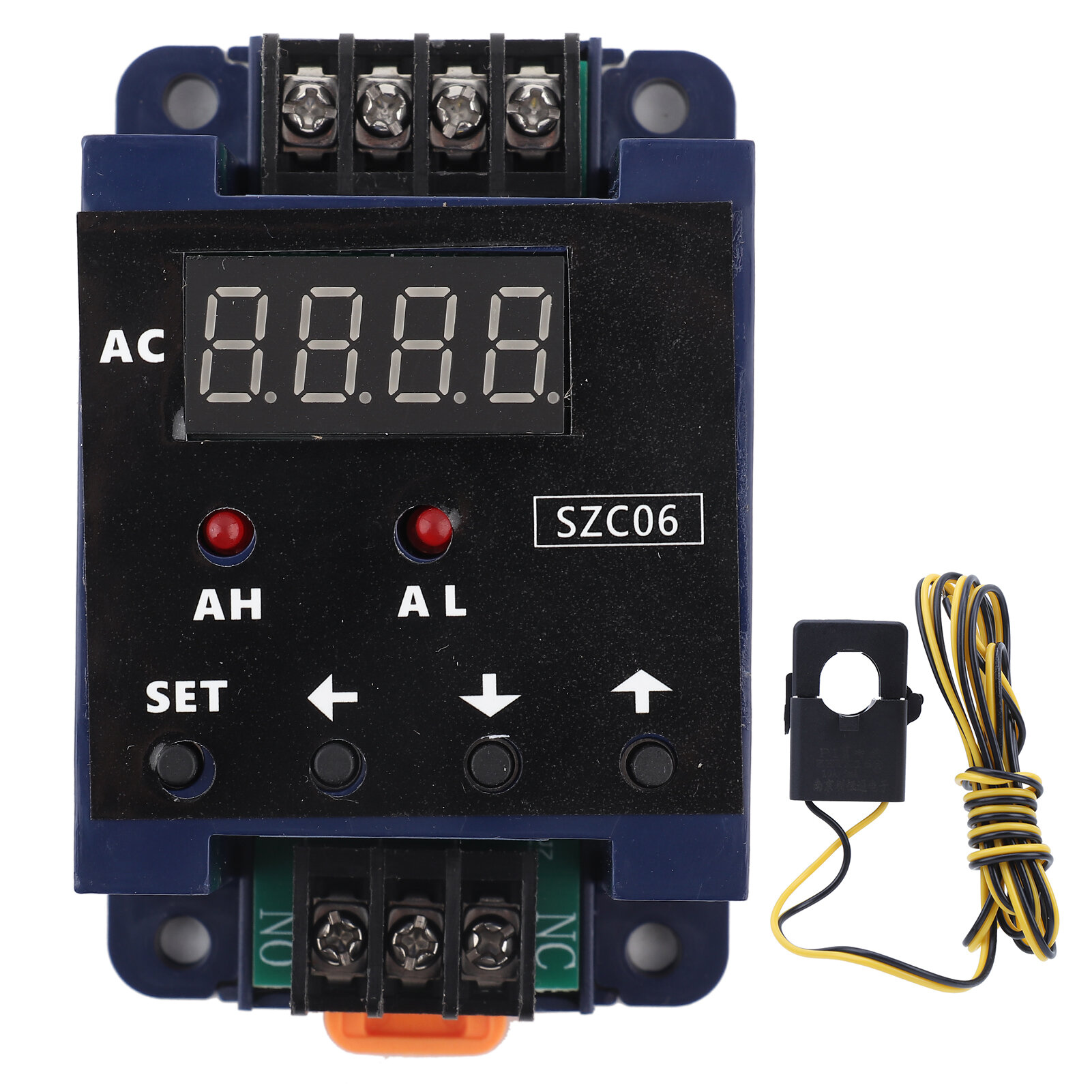 Цифровой амперметр szc06 dc8 35v ac с диапазоном измерения 0 . 3-50a, верхний и нижний пределы, сигнализация, задержка, релейное обнаружение