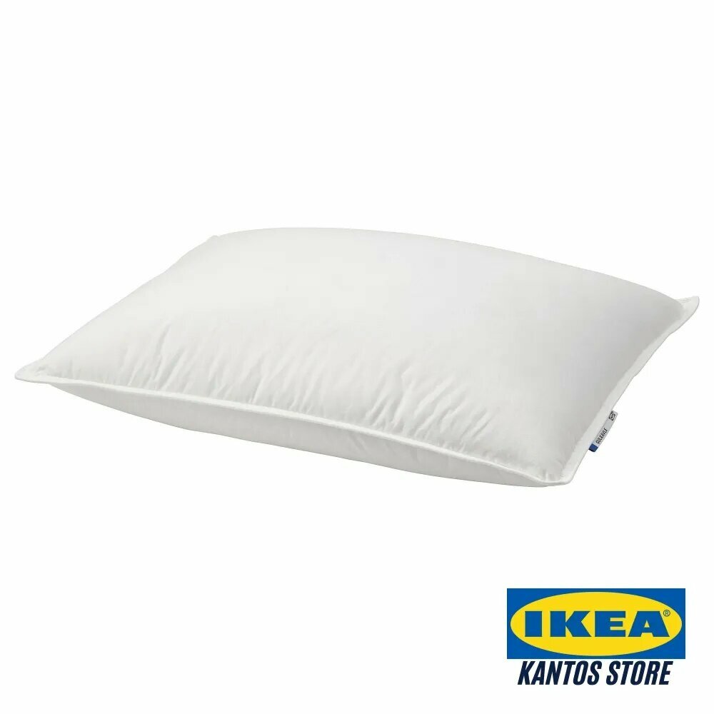 IKEA Подушка GULKAVLE 50x60 см, Средняя жесткость, Перо, Пух венгерского гуся