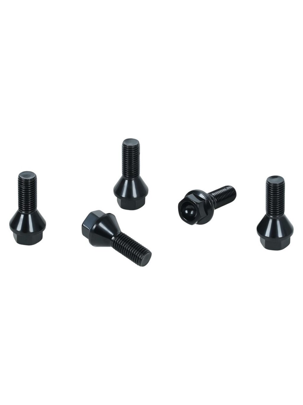 Болт колесный M12x1.5x25x45 конус кл.17 чёрный электрофорез AIRLINE ABLT002