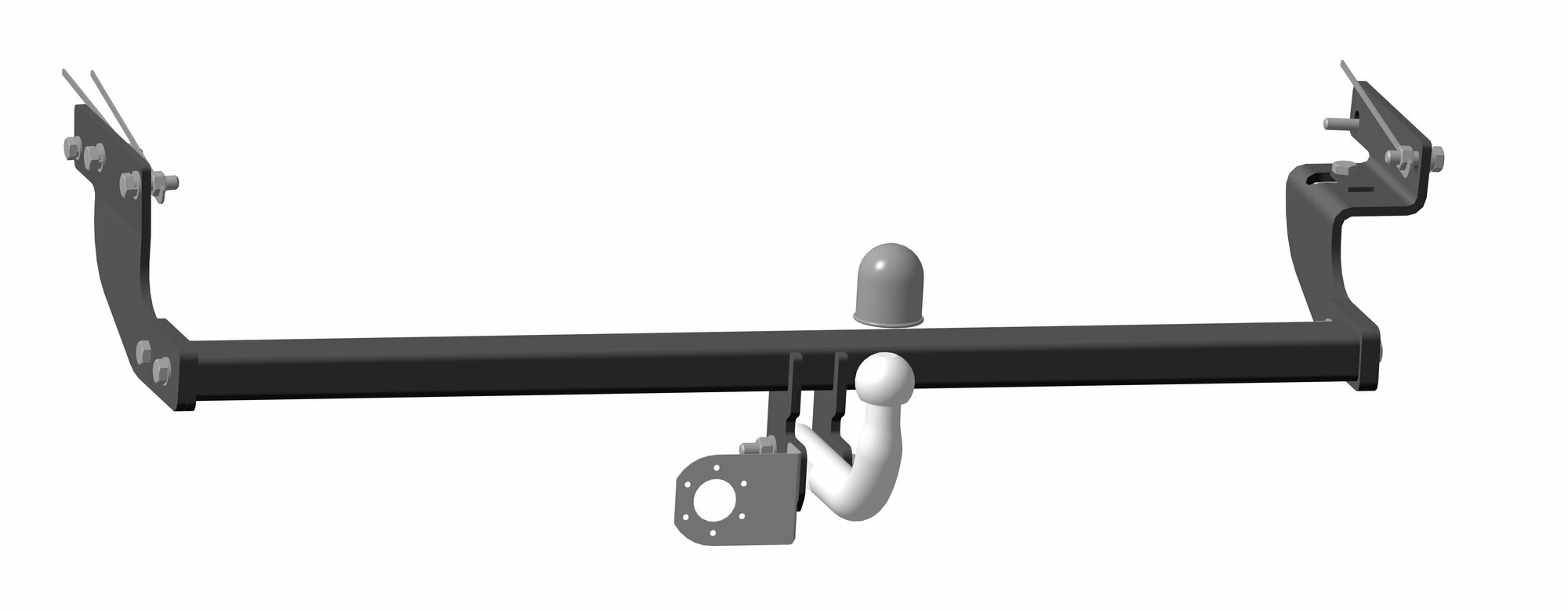 Фаркоп ORIS 6763-A, для Kia Ceed, условно-съёмный, крепление A, допустимая полная масса 1500 кг