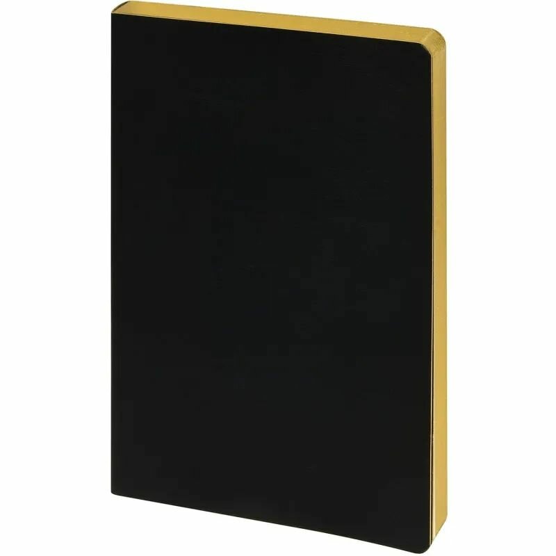 Ежедневник недатированный А5 MEGAPOLIS NEBRASKA FLEX черн/зол. обр 3-692/02