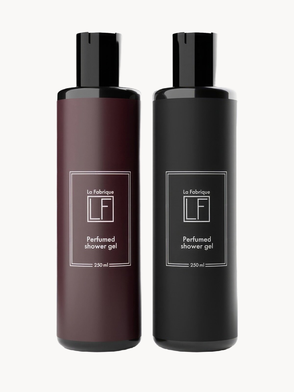 La Fabrique набор гелей для душа, аромат "Табак и Вишня"/"Табак и Ваниль", парфюмированный, 2x250мл