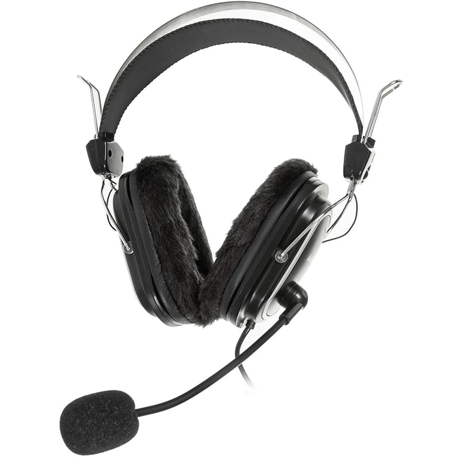 Гарнитура A4Tech (HS-60) черный 2.5м мониторные