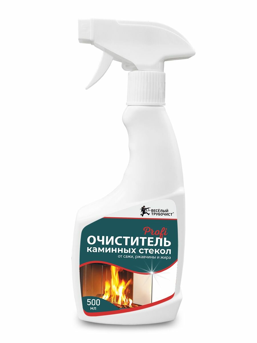 Очиститель каминных стекол от сажи, ржавчины и жира Profi 500 мл триггер