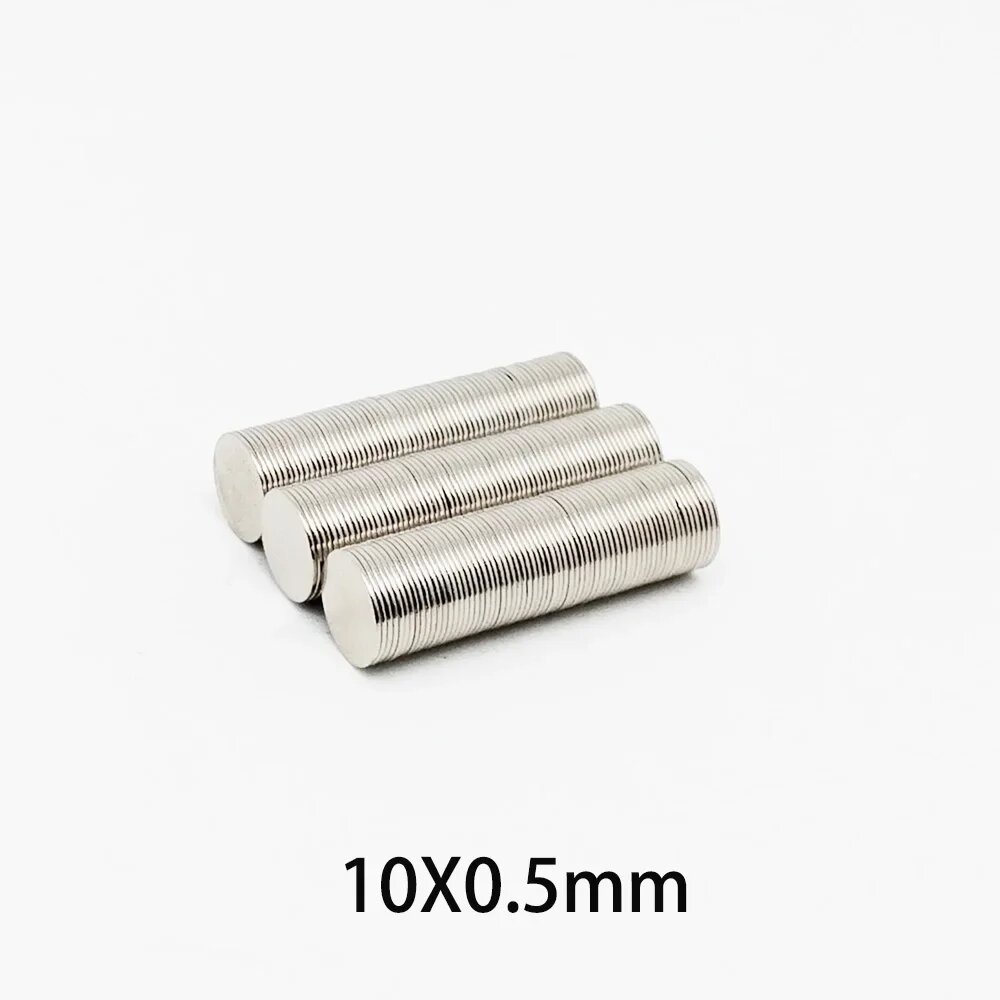 Круглые магниты 10x0,5 мм, цвет 20PCS