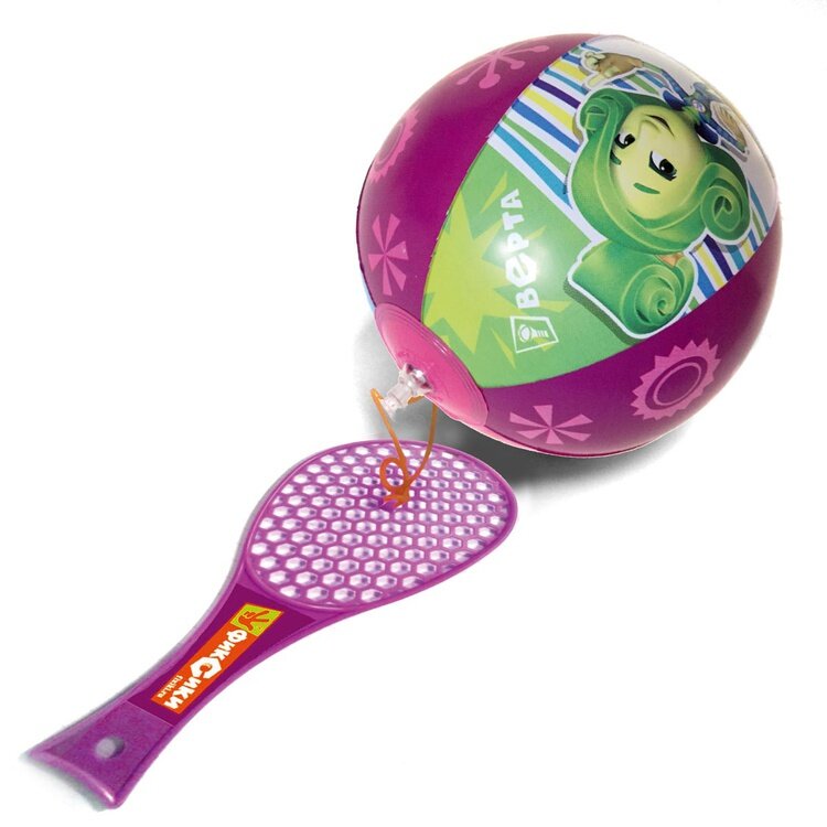 Игрушка надувная КНР фиксики мяч с лаптой из виниловой плёнки