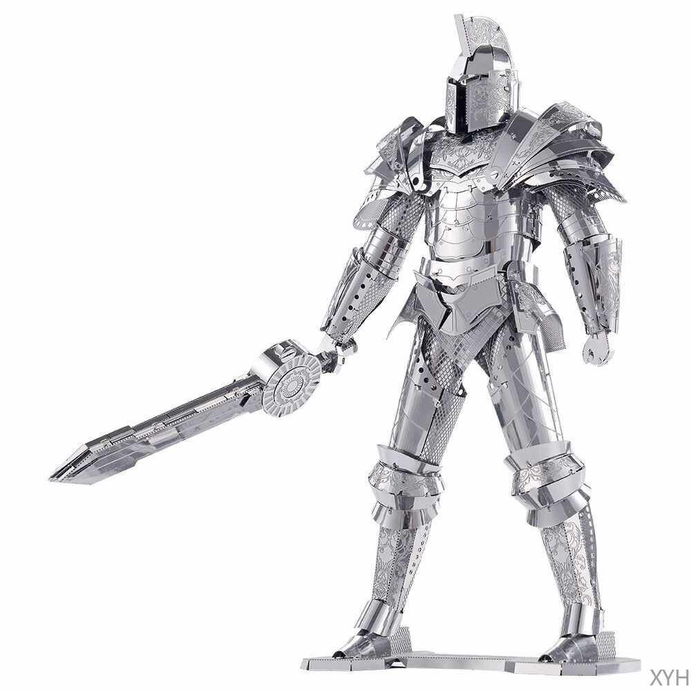 Металлические 3D-модели Piececool для взрослых, наборы моделей головоломок Black Knight для праздничных подарков