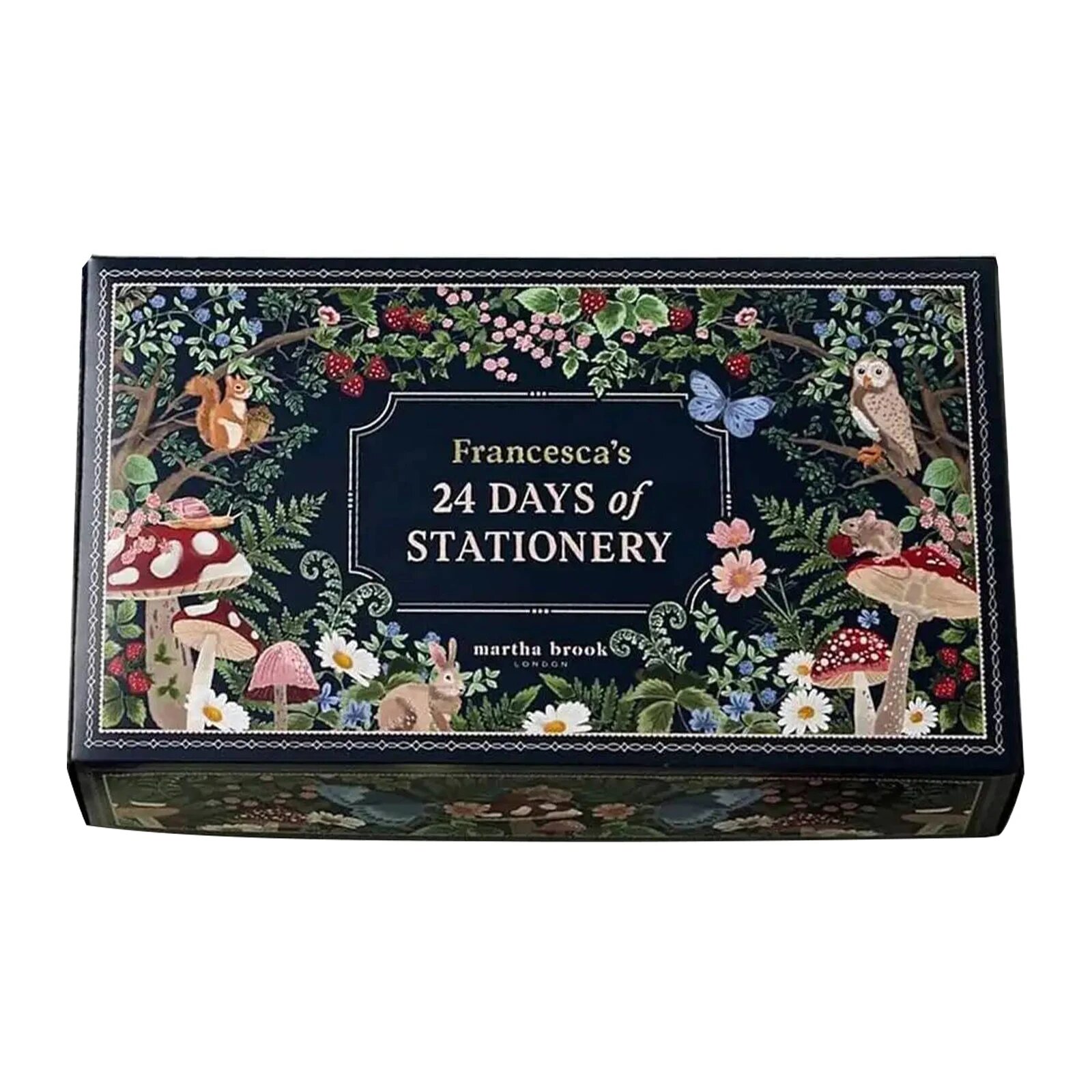 Адвент-календарь канцелярии 24 дня черный