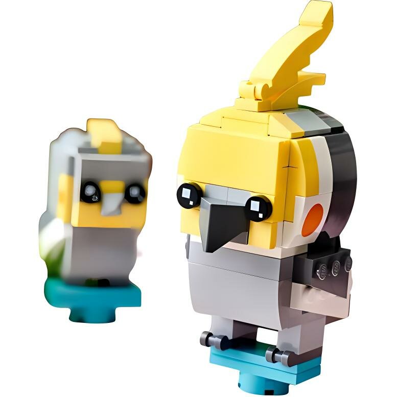 LEGO Cocktail Parrot Plastic Building Blocks 219pcs 40481