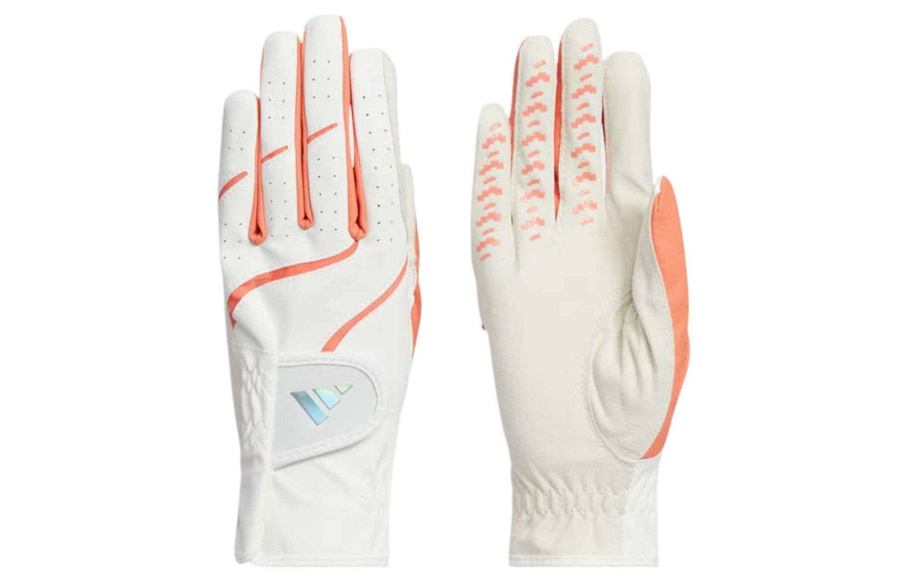 Спортивные перчатки женские Adidas оранжевые, размер F EU