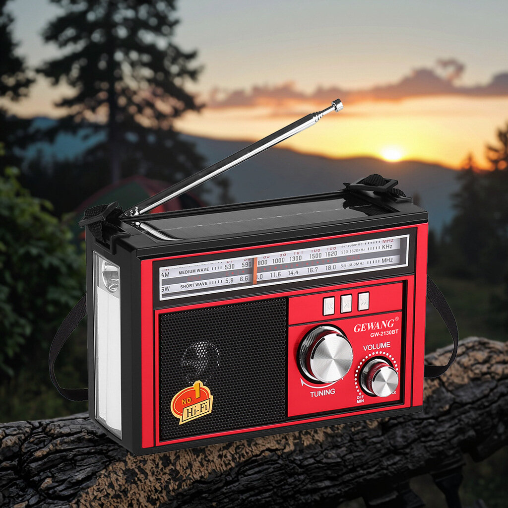 Полнодиапазонный солнечный аварийный Bluetooth-радиоплеер full radio outdoor radio