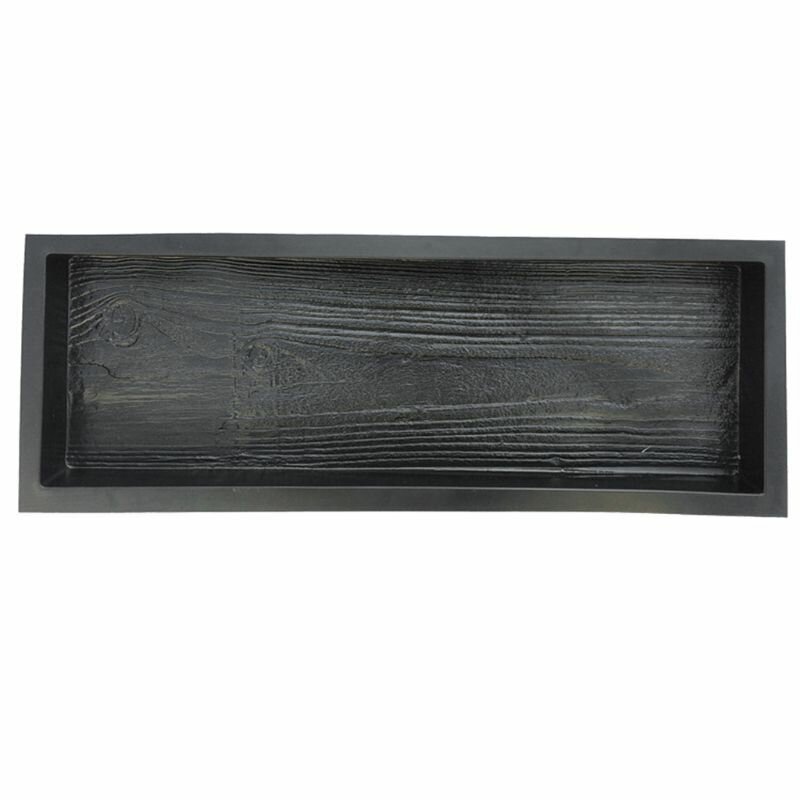 Форма для изготовления тротуарной плитки "под дерево", Черный