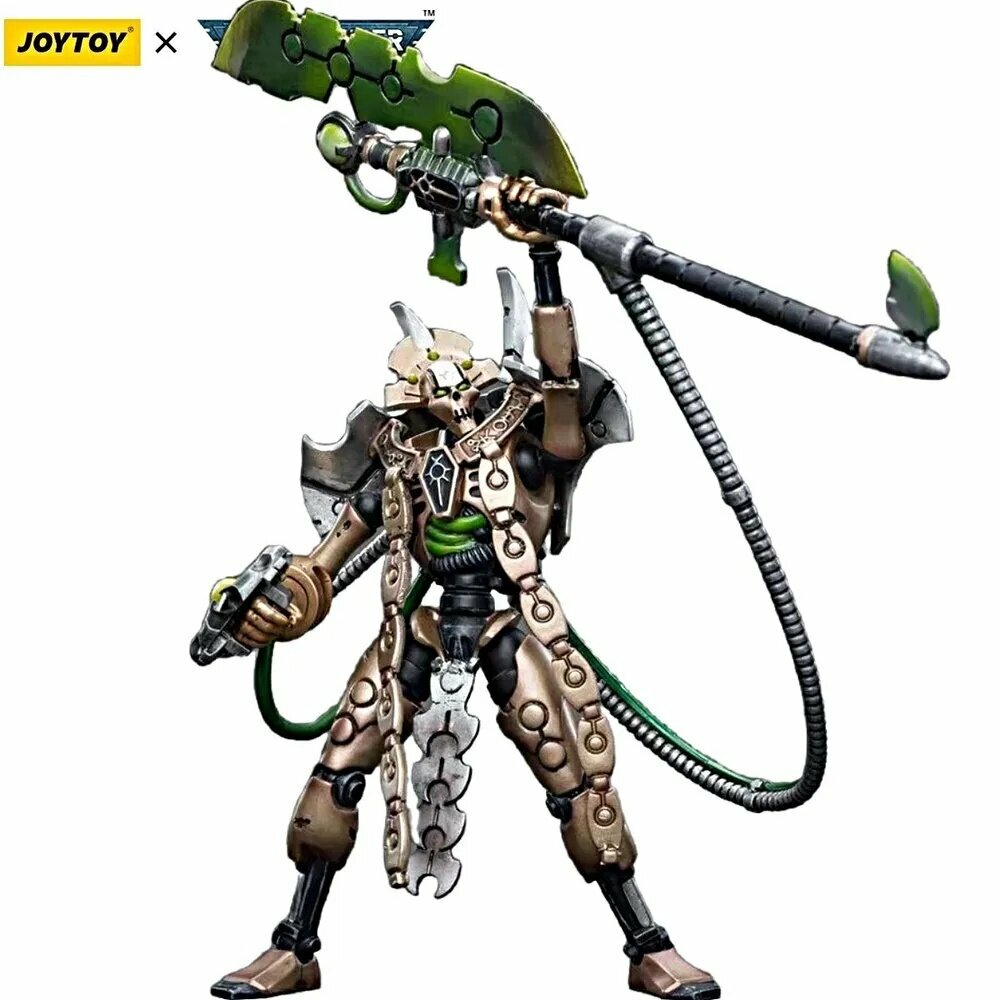 JOY TOY Warhammer 40K Некроны Династия Владыка Шзарехан(DIY Пластиковый лист, Нужно собрать и раскрасить самостоятельно)