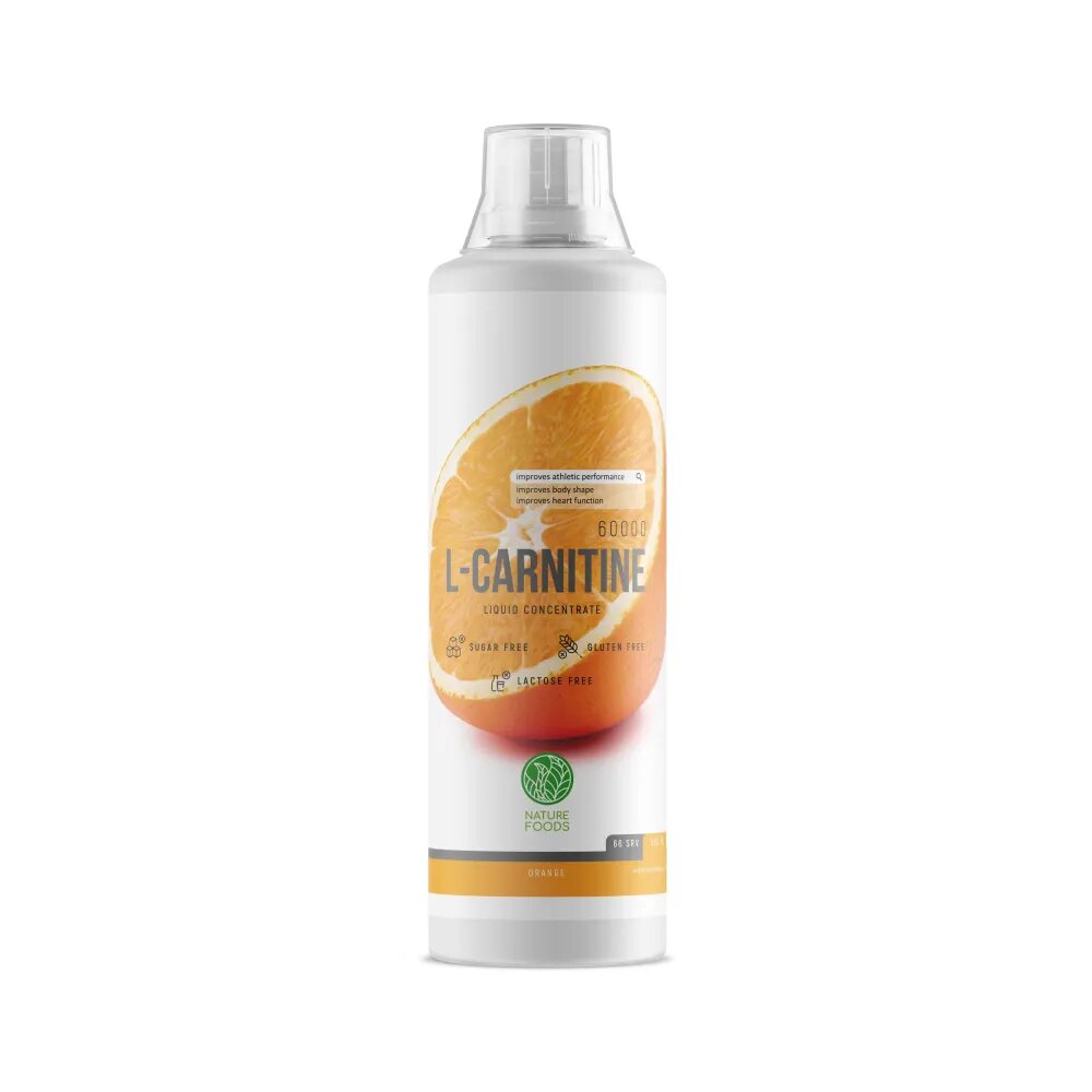 Nature Foods L-carnitine concentrate (500 мл) (апельсин) (без сахара)