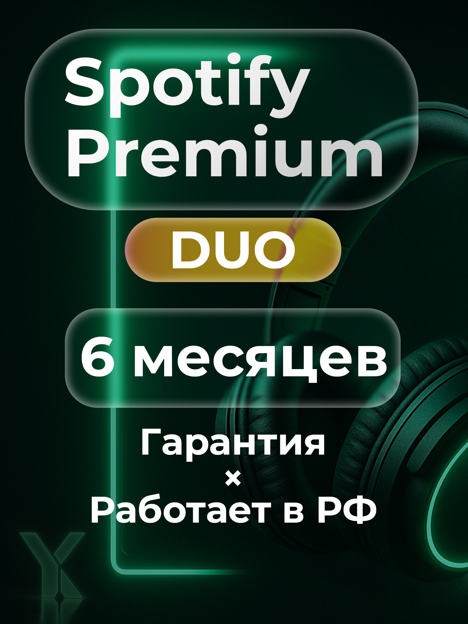 Spotify Premium 6 месяцев / DUO (дуо) подписка на музыкальный сервис