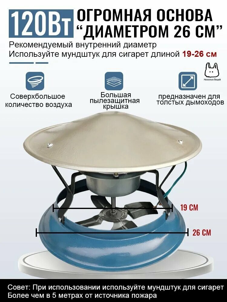 Вентилятор вытяжной220 В мощностью120Вт